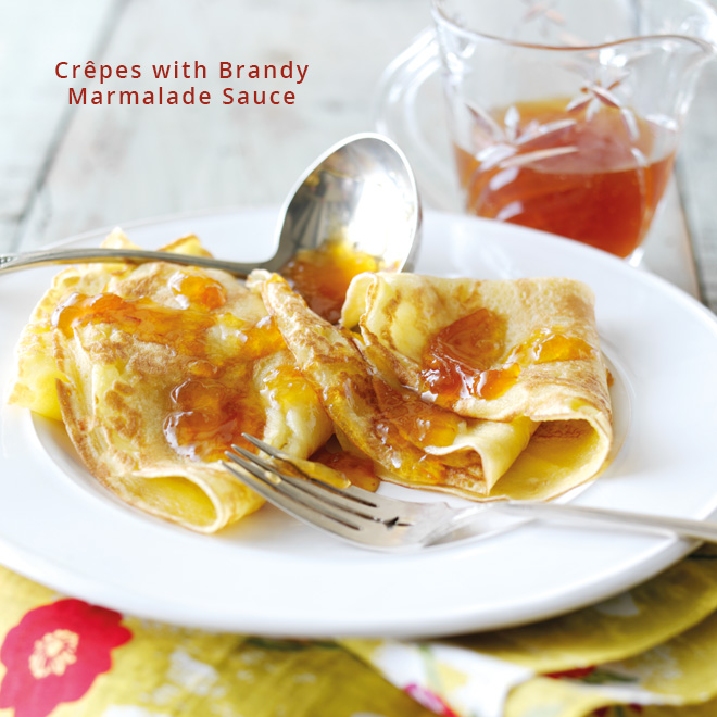 Recipe of the Week: Crêpes with Brandy Marmalade Sauce | Dairy Diary Chat